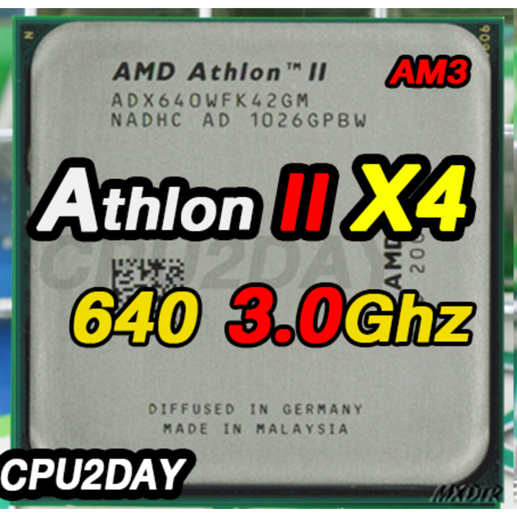 AMD X4 640 ราคา ถูก ซีพียู CPU AM3 Athlon II X4 640 3.0Ghz พร้อมส่ง ส่ง ...