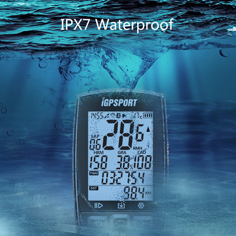 igpsport ipx 7 igs 50 e gps นาฬิกาจับเวลาดิจิตอลไร้สายกันน้ําสําหรับติด ...