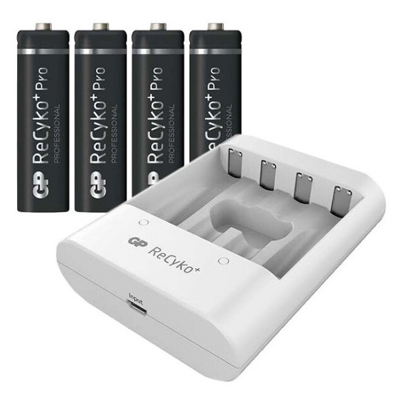 ชุดถ่านชาร์จ พร้อมแท่น GP USB Charger U411 - ถ่านชาร์จ GP Recyko Pro+AA ...