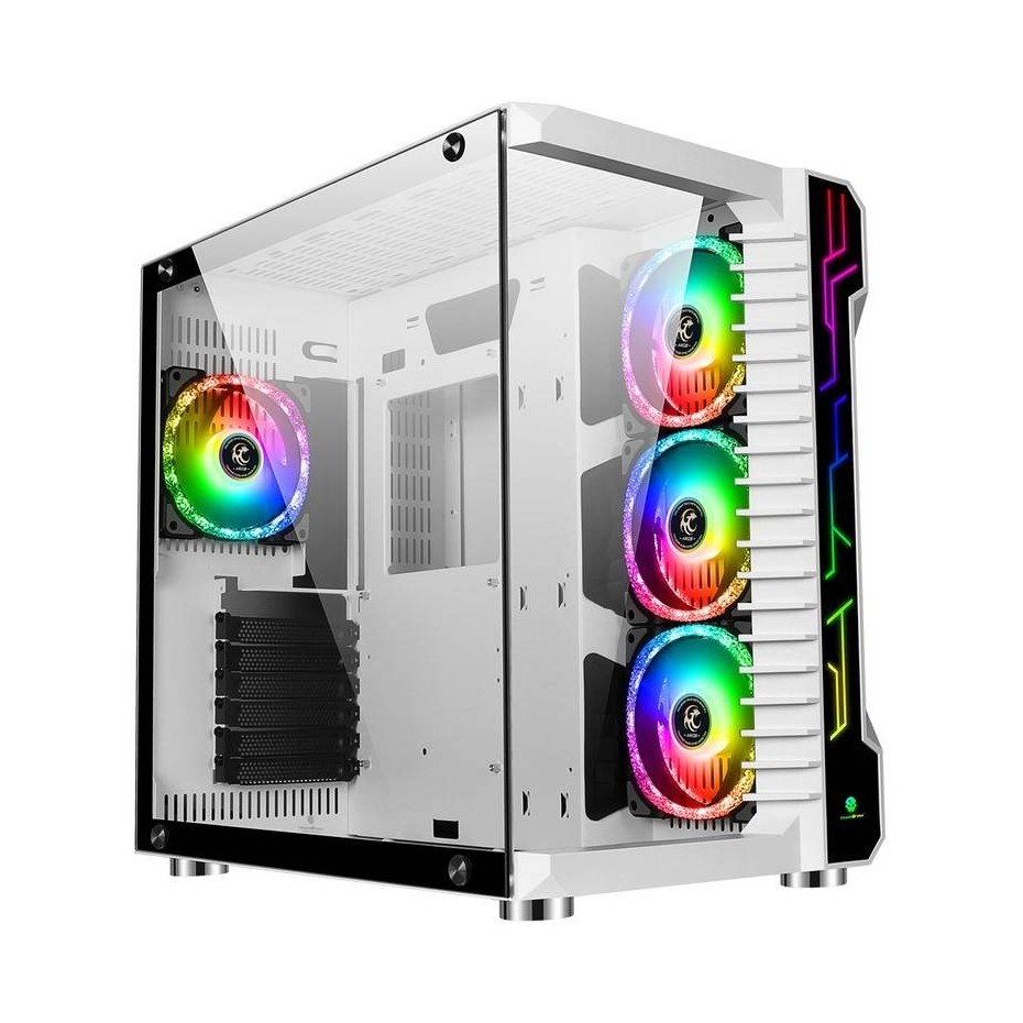 TSUNAMI Protector Vision II ATX Case Diamond ARGB 12CM ARGB Cooling Fan ...