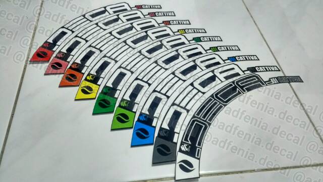 Decal Sticker Java Deca Cattiva Decal Sticker Rims / Wheelset Wheelset ...