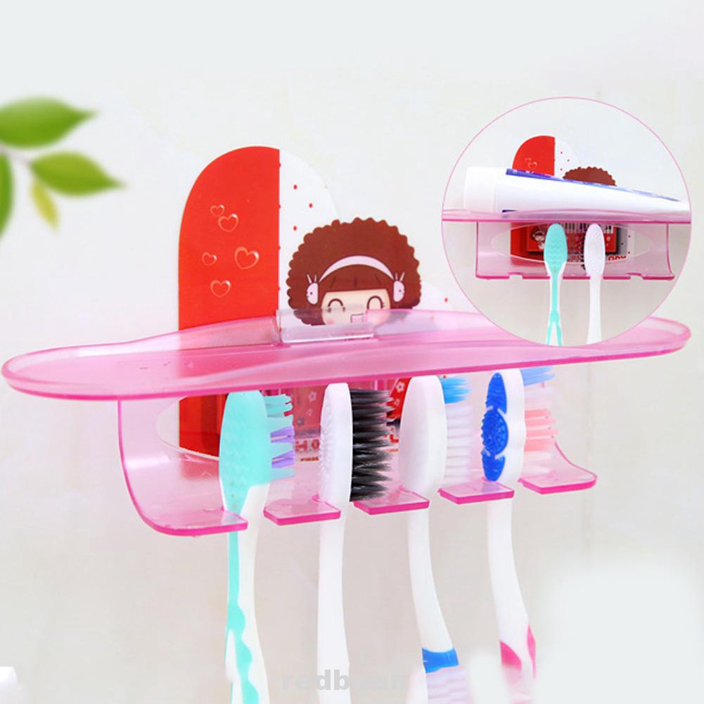 1*Practical Sucker Toothpaste Toothbrush Wall Holder Suction Cup ...