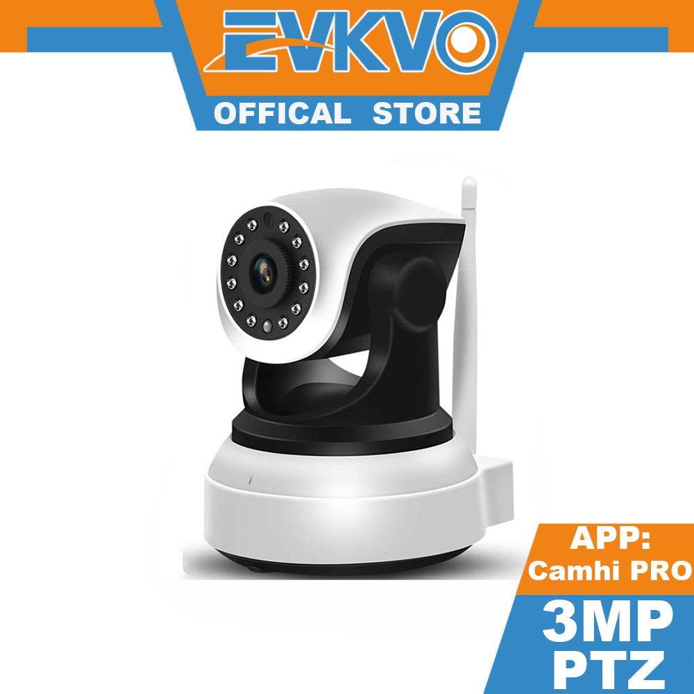 EVKVO - Camhi PRO APP FHD 3MP WIFI CCTV Camera Rotate Wireless PTZ IP Camera CCTV Infrared Night ...