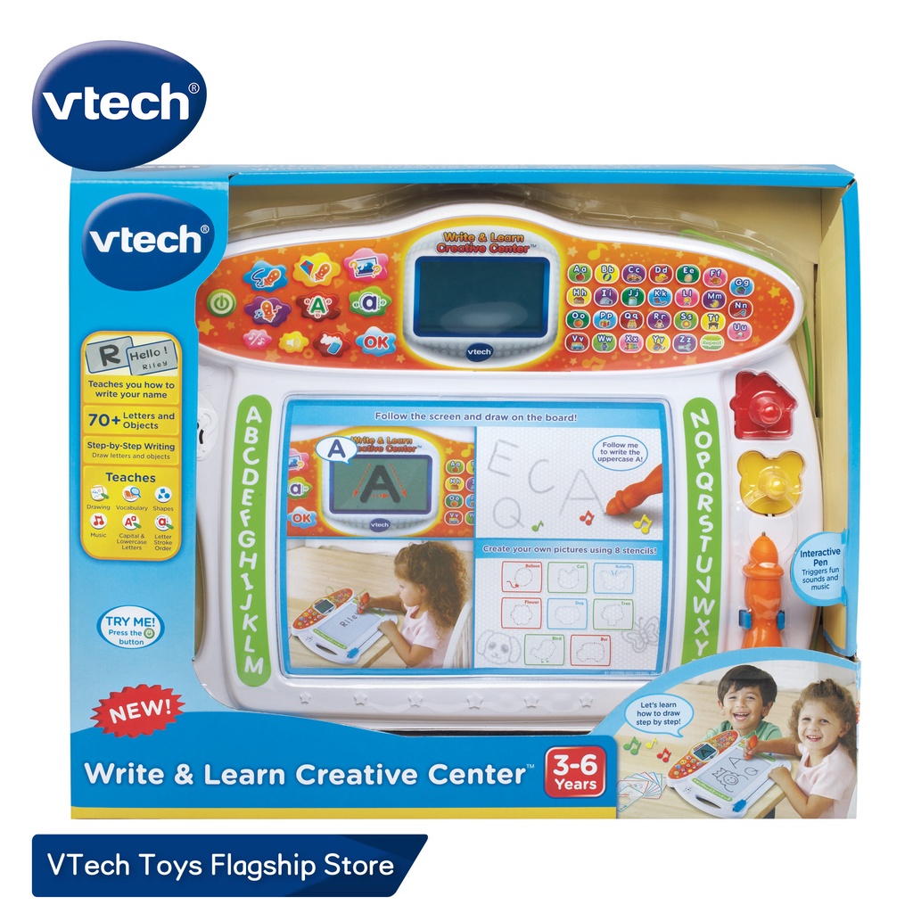 VTech Write and Learn Creative Center Electronic Learning Toys Letter ...