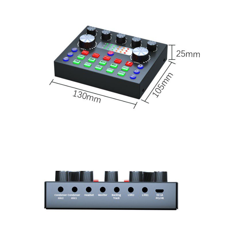 LeKD ⚡In Stock⚡V8/V8 pro/F9 Sound Card Audio USB Headset Microphone ...