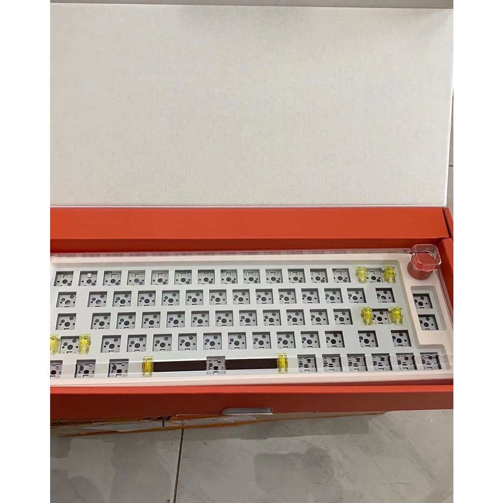 Mathew Tech MK66 Pro mechanical keyboard Kit hot-swappable 3-mode lubed ...