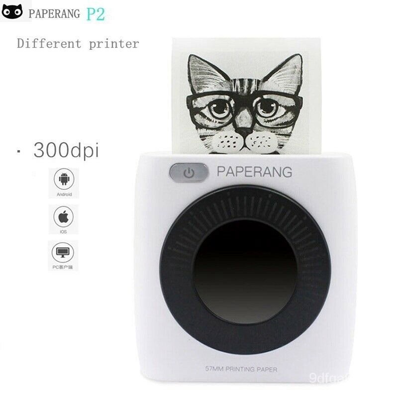 PAPERANG P1 & P2 Mini Portable Pocket Wireless Bluetooth Paper Photo ...