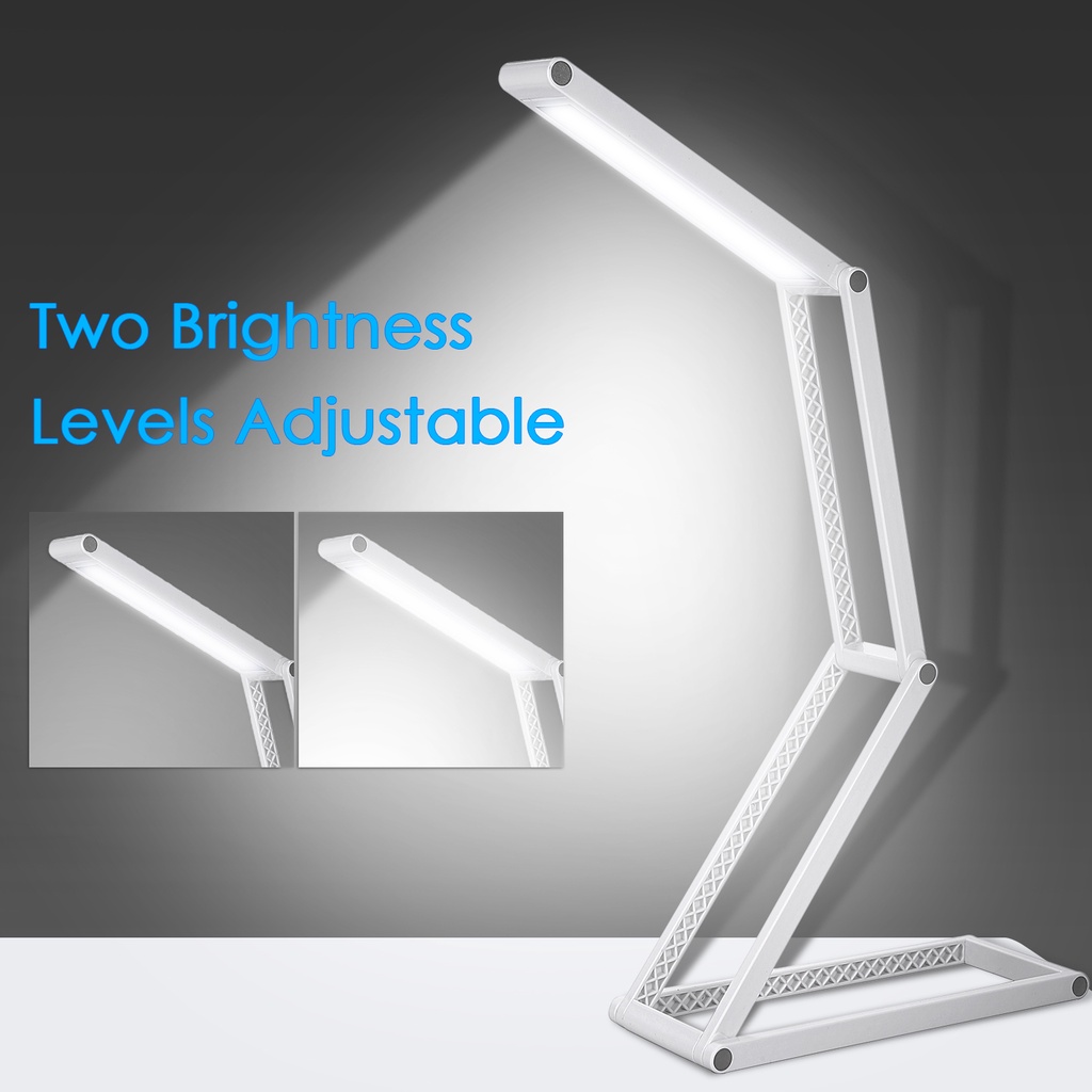 Foldable LED Desk Lamp USB / Battery Rechargeable Portable Table lamp ...