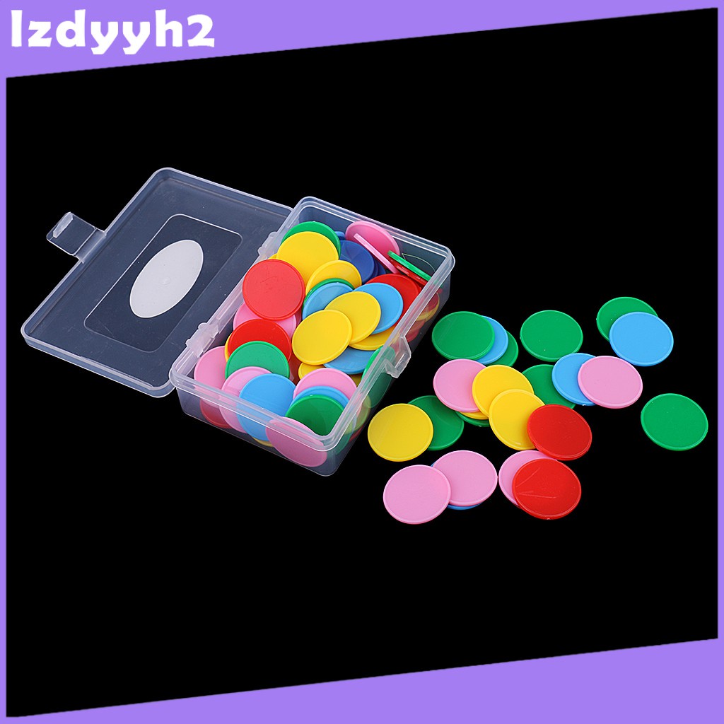 ღSuperfeel 25mm Opaque Plastic Board Game Counters for Numeracy ...
