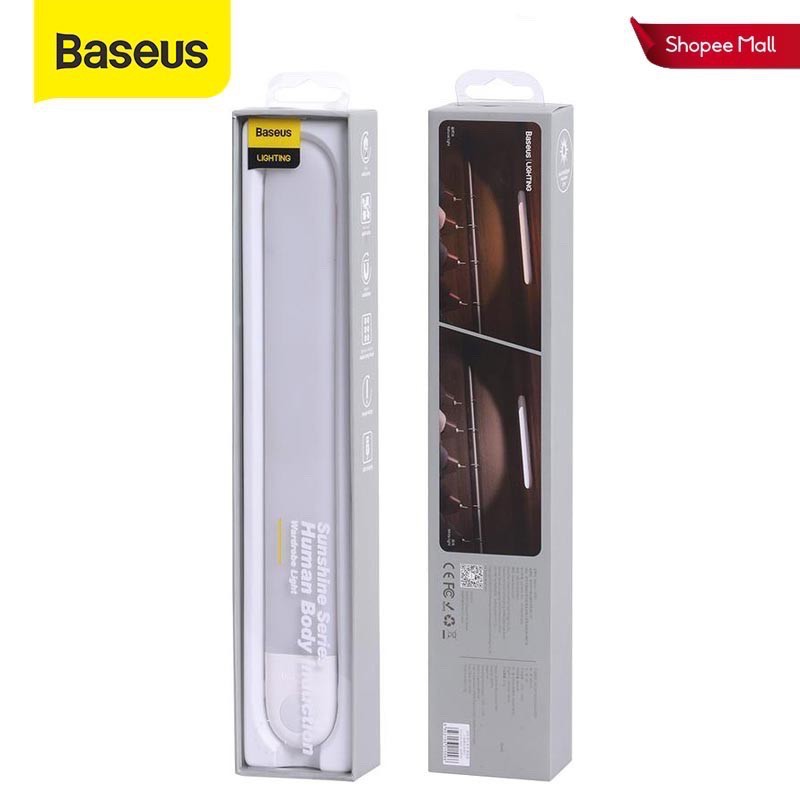 BASEUS หลอดไฟ LED เซนเซอร์ตรวจจับความเคลื่อนไหว หลอดไฟเปิดอัตโนมัติ ไฟ ...