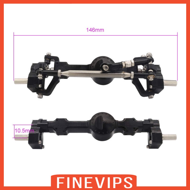 [Finevips] ชุดอุปกรณ์เสริม Rc Axle โลหะ 1:12 Scale Axle สําหรับรถยนต์ ...