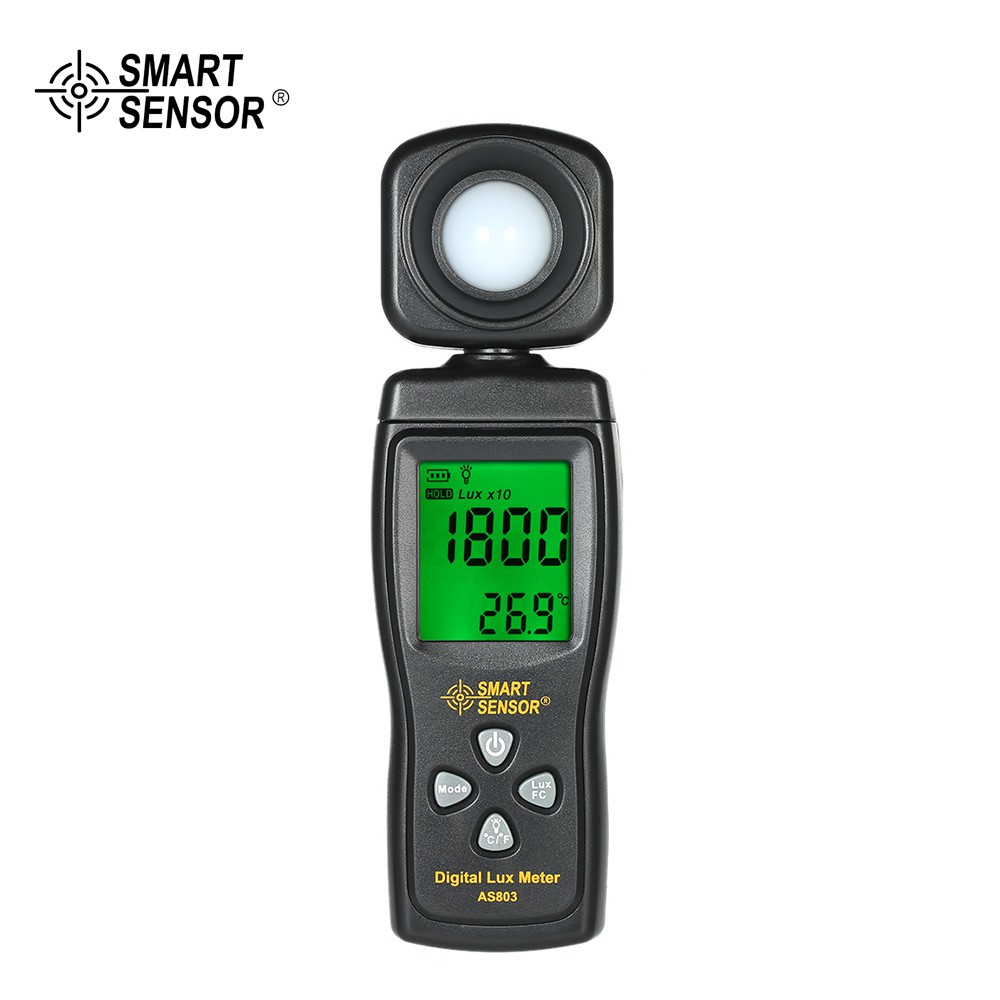 SMART SENSOR AS803 Mini Digital Lux Meter 0-200000 Lux | Shopee Thailand