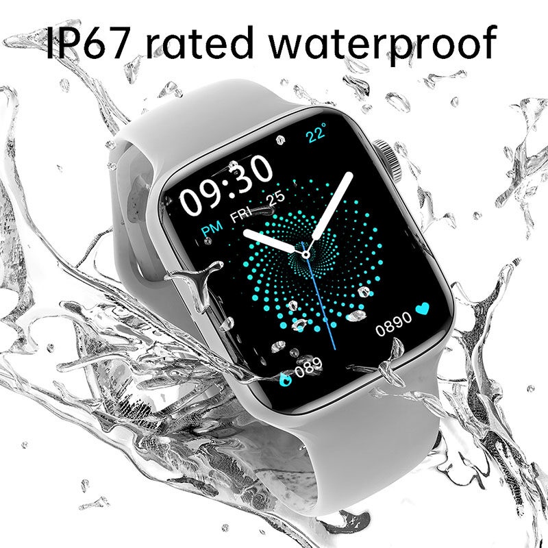 ส่งจากประเทศไทยNEW 2021 IWO HW22 Plus Smart Watch 1.75 นิ้วหน้าจอสี่เหลี่ยม Bluetooth โทร IP67 ...
