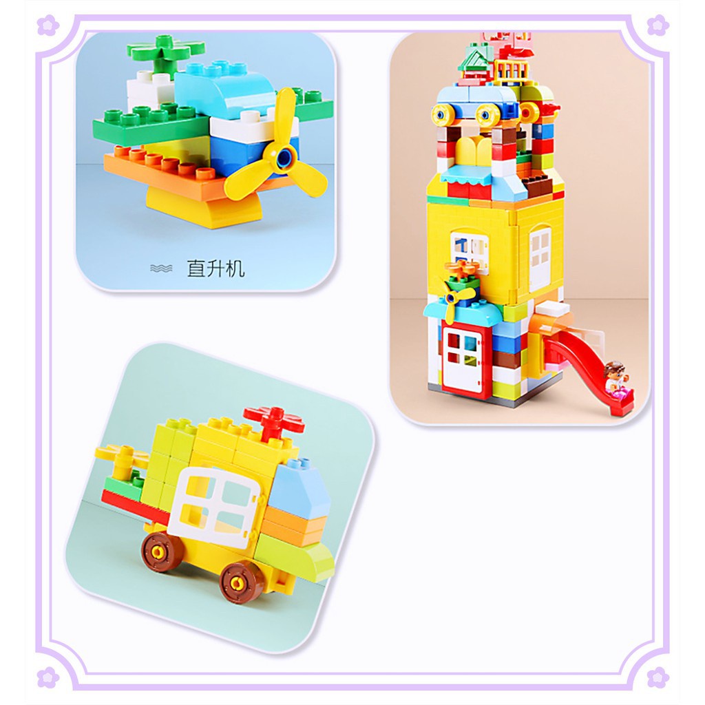 Feelo Large Particle Castle Building Blocks Bricks Compatible with ...
