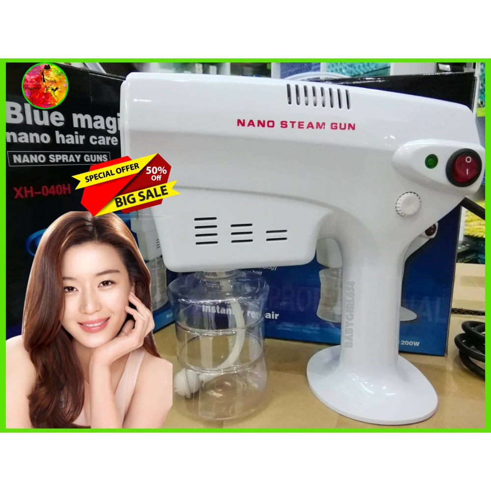 🔥แท้ เครื่องพ่นสปาผมนาโน มีแสงสีฟ้า ทำผมสวย การทํารีแพร์ สำหรับผมแห้ง ...