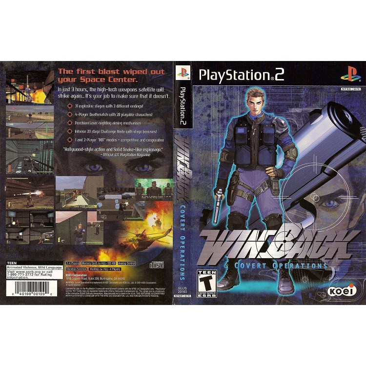 WINBACK 1 [PS2 US : CD 1 Disc] | Shopee Thailand