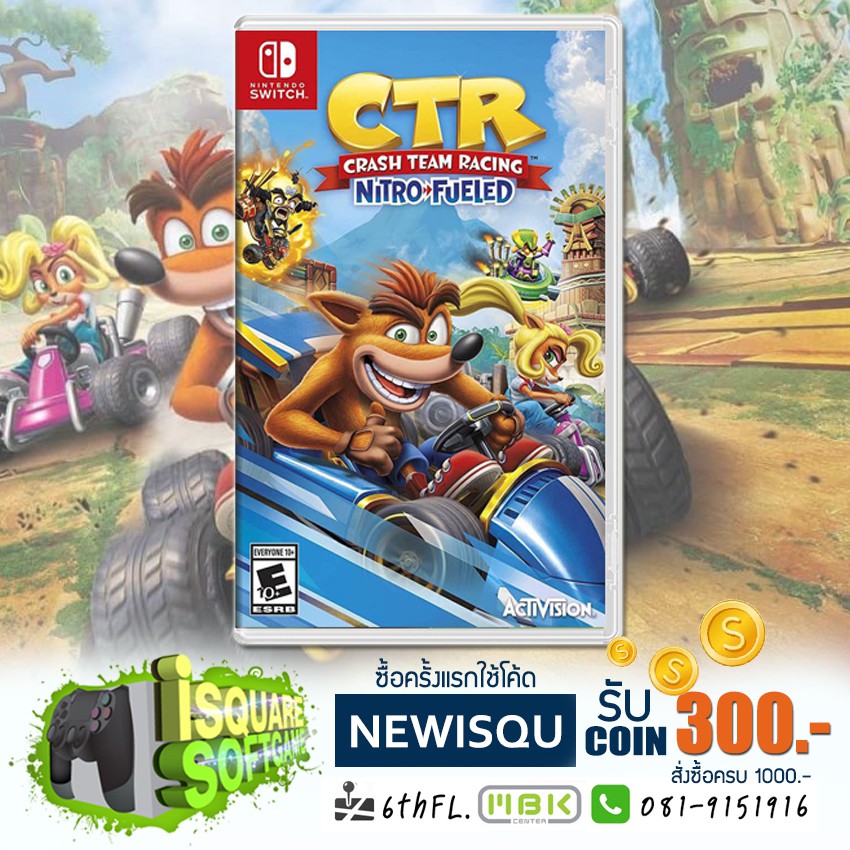 Nintendo Switch CTR Crash Team Racing Nitro Fueled | Shopee Thailand