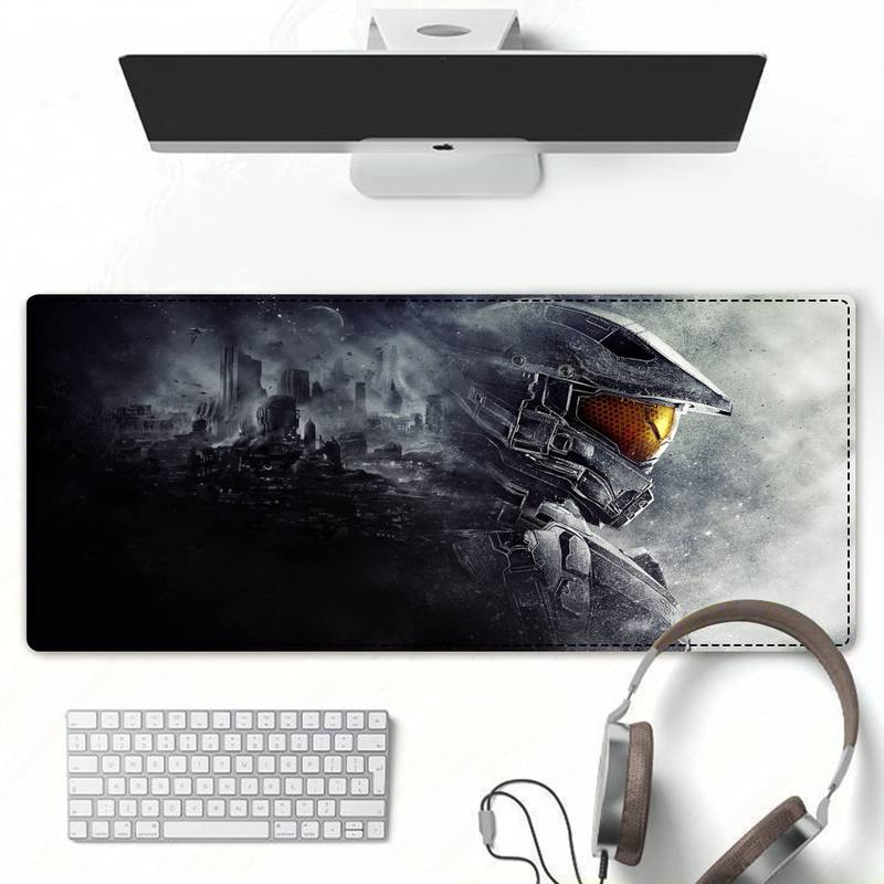 แผ่นรองเมาส์ Personalized Halo Mouse Pad PC Laptop Gamer Mousepad Anime ...
