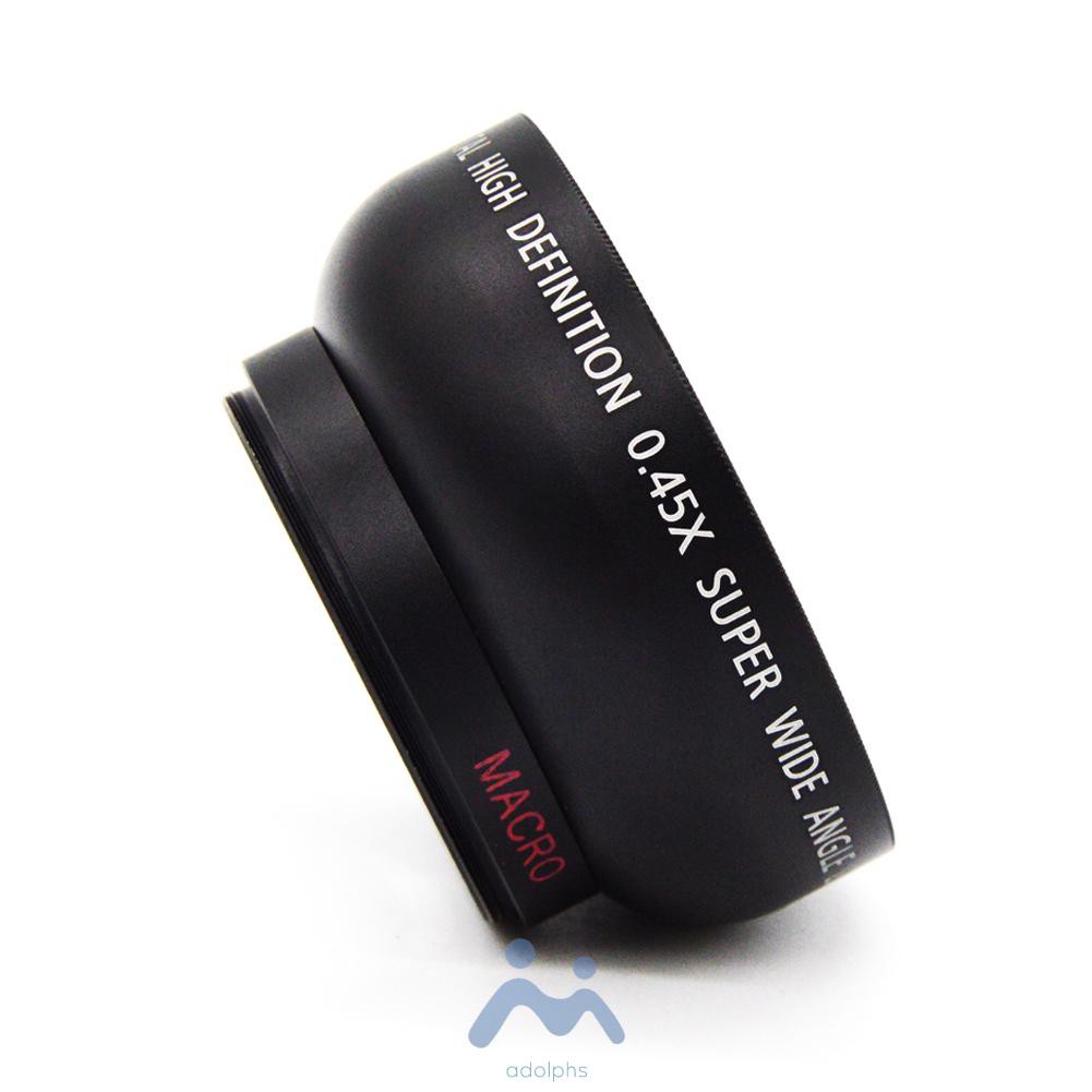 Adolphs 46mm 0.45x Wide Angle + Macro Conversion Lens Universal For ...