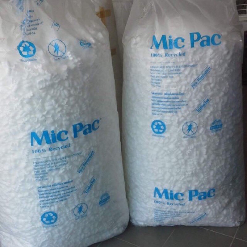 โฟมตัวหนอน MIC PAC ขนาด (7 CLBIC FEET โดยประมาณ 750กรัม)และ(14 CLBIC ...