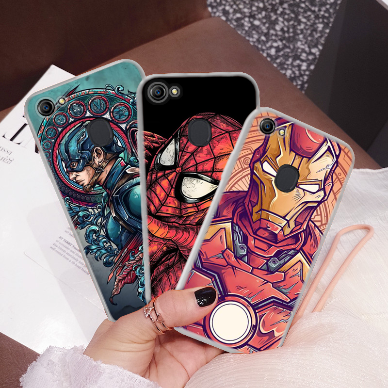 เคสโทรศัพท์มือถือแบบนิ่ม ใส ลายซุเปอร์ฮีโร่ ไอร่อนแมน 140u สำหรับ Oppo