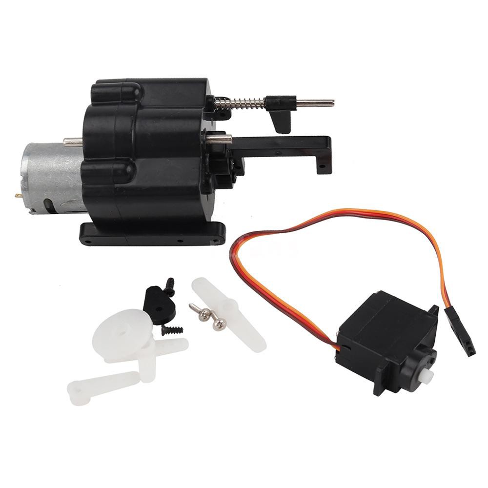 Speed Change Gear Box w Motor and Servo for WPL B14 B16 B24 B36 C24 C14 ...