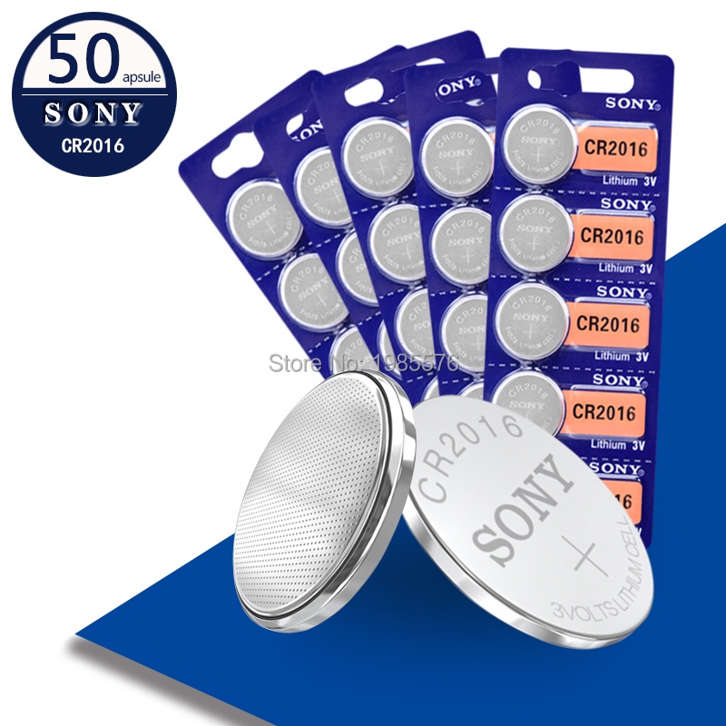 50pcs cr2016 Sony BR2016 DL2016 LM2016 KCR2016 ECR2016 3v button ...