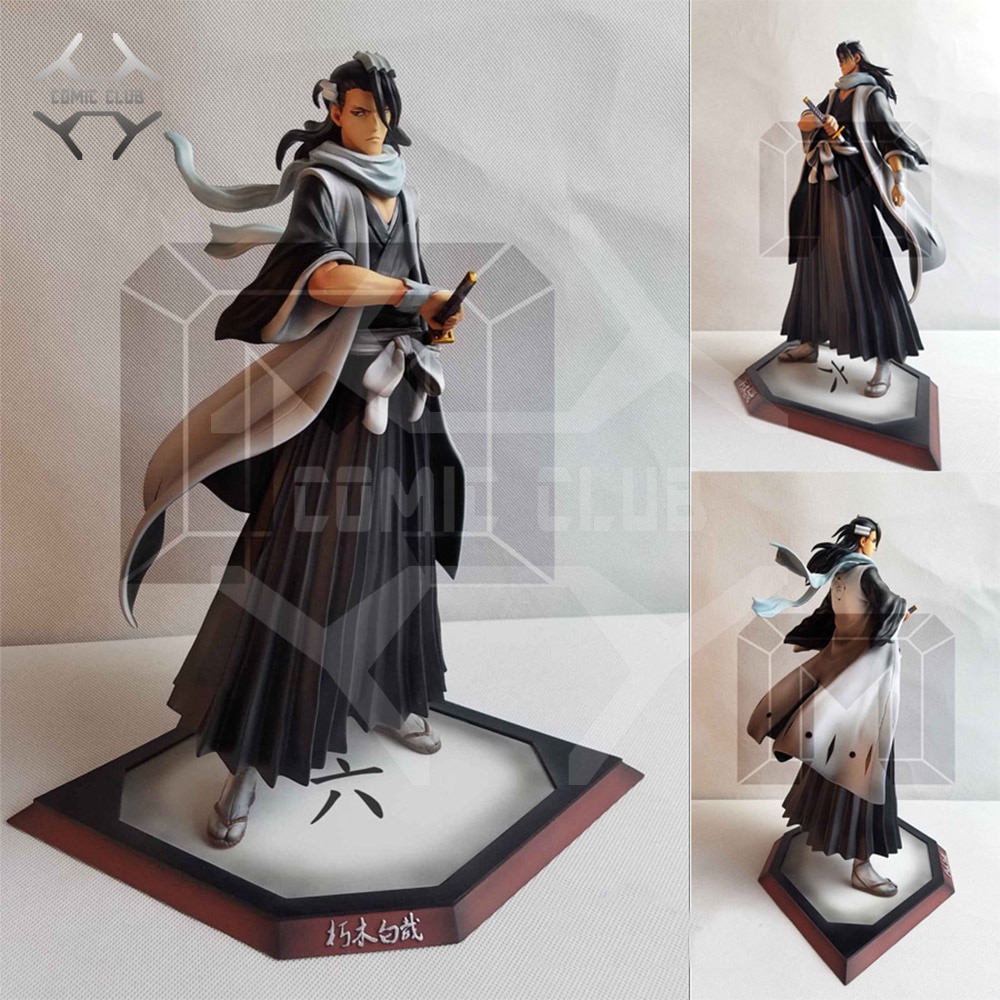COMIC CLUB TOCK model lace Bleach 28cm height Kuchiki Byakuya gk resin ...