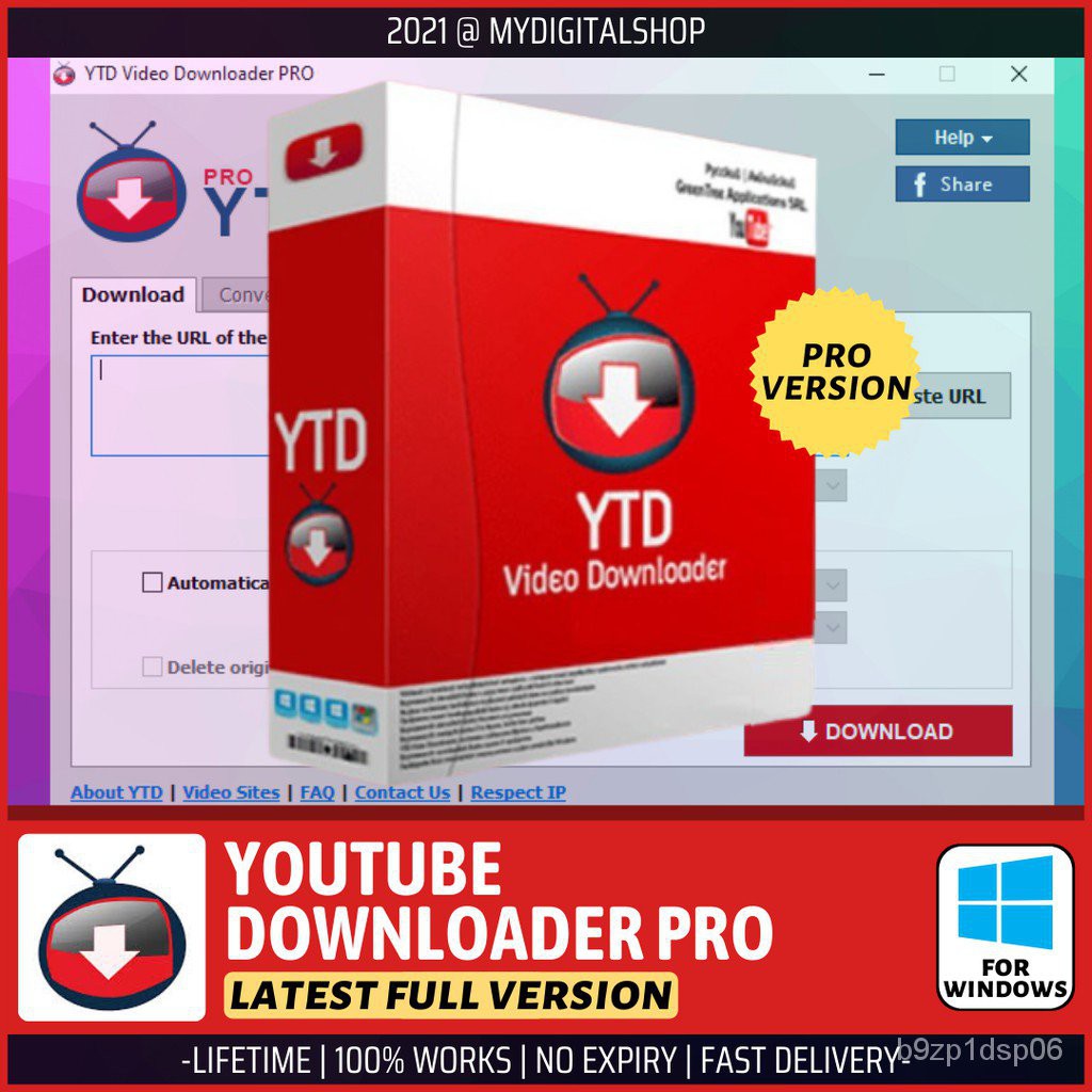 YTD Youtube Video Downloader Pro 2021 v5.9.18 | Full Version | Windows ...