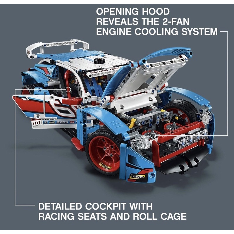 LEGO Technic Rally Car 42077 Building Kit (1005 Pieces) - youngyao_shop ...