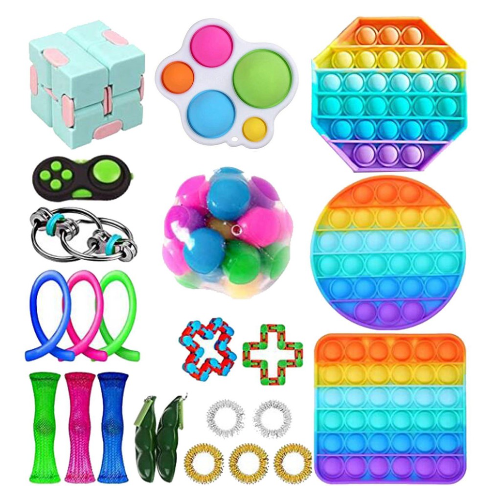 20/26Pcs ชุดของเล่น Fidget ราคาถูก Sensory Fidget ของเล่น Pack สำหรับ ...