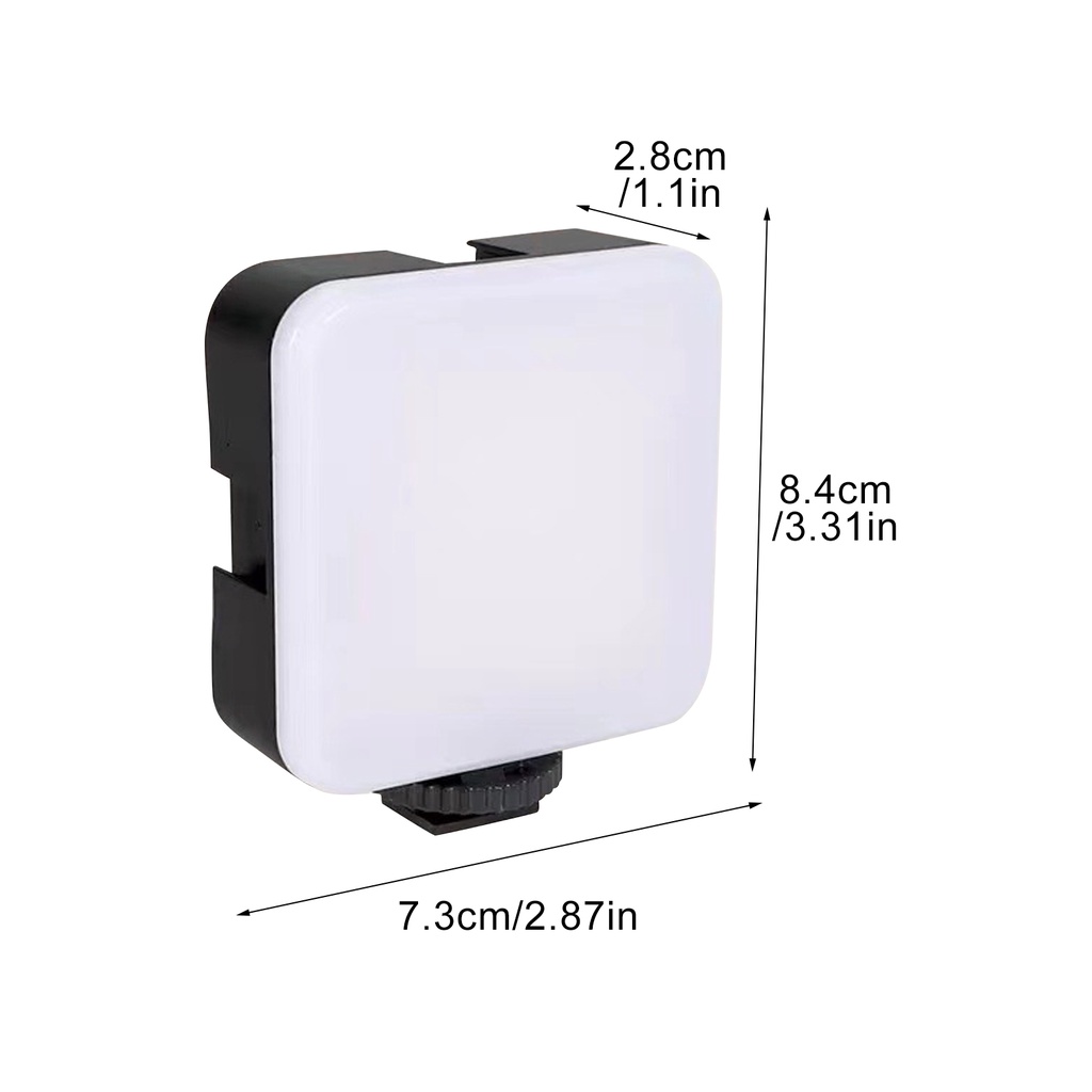 5pcs Universal LED Light Mini Portable With Microphone Recording Tripod ...