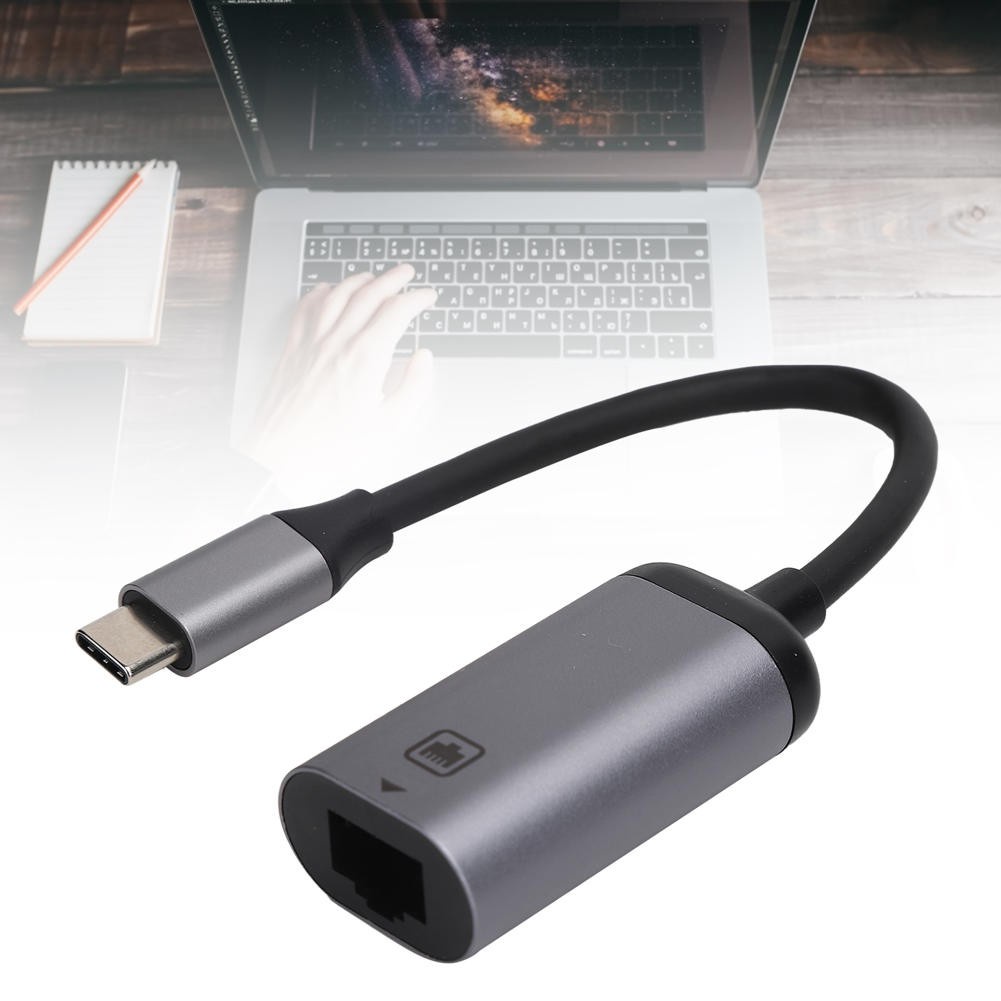 [จัดส่ง ที่รวดเร็ว] 1000Mbps Type-c USB-C to RJ45 Gigabit Ethernet LAN ...