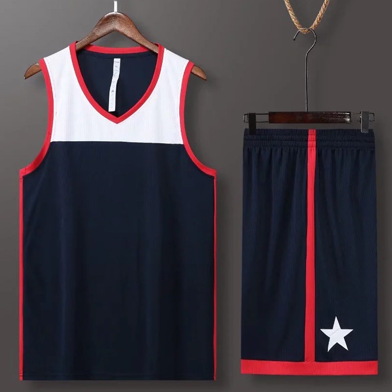 BHigh Quality Men Basketball Tank Top Kits Sports Clothes Basketball ...