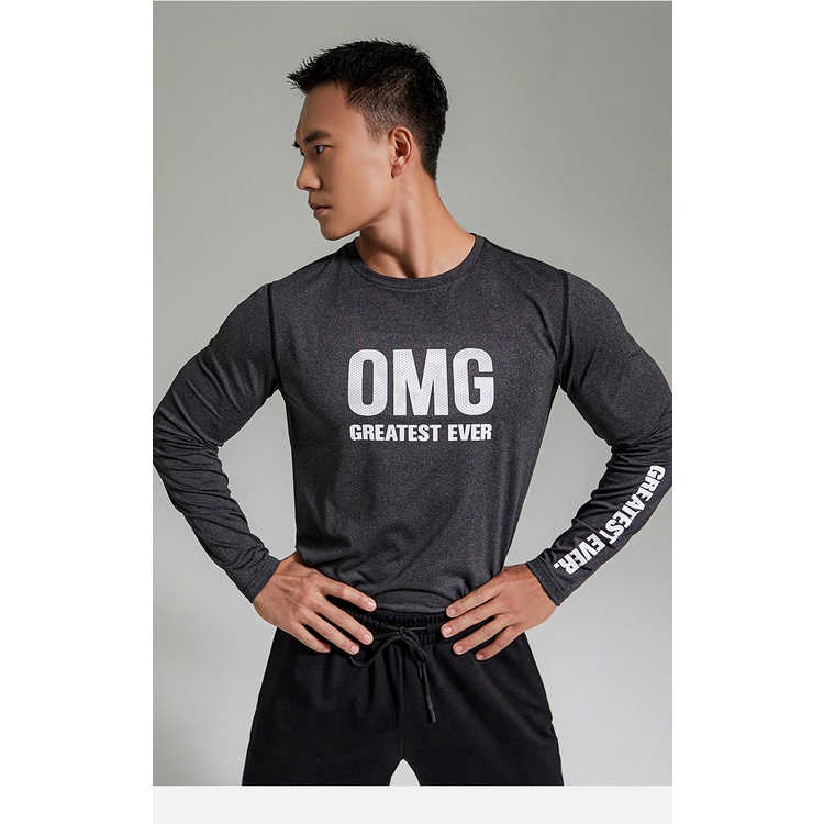 OMG Sportwear men's professional running long-sleeved ...