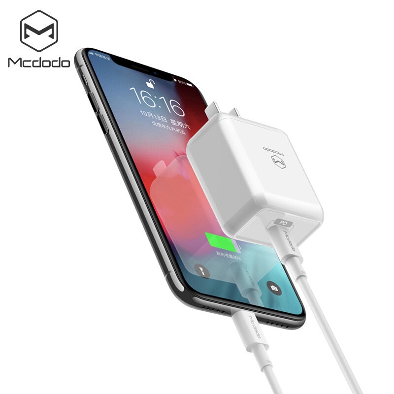 MCDODO หัวชาร์จ PD 3.0 QC3.0 Type-c (USB-C) Adapter 18W 3A Charger (แท้ ...