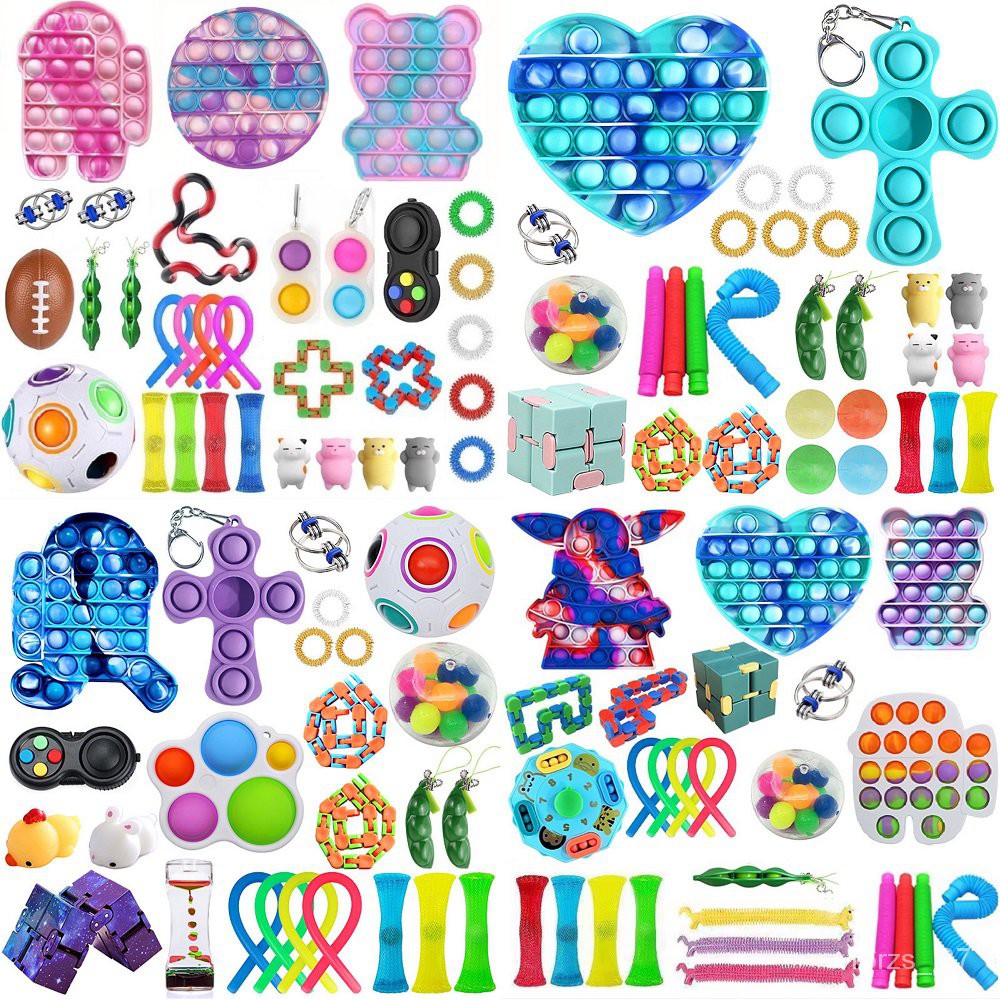 ของเล่น Snapper Fidget Toy ซิลิโคนของเล่นบําบัดความเครียด 8 ชิ้น ...