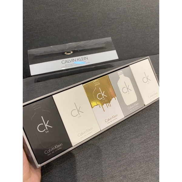 CALVIN KLEIN CK DELUXE TRAVEL COLLECTION 5 PCS GIFT SET FOR UNISEX ...