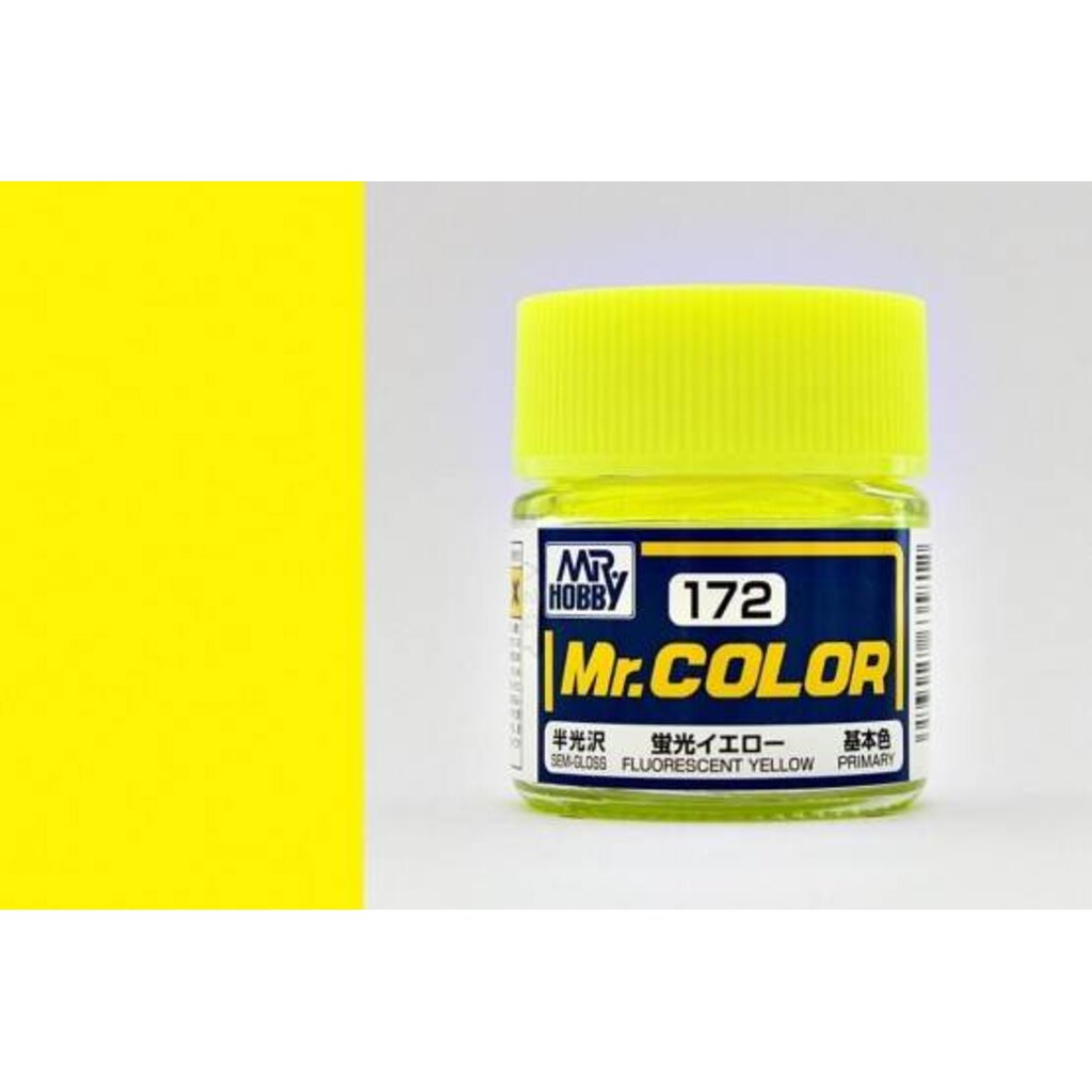 สีสูตรทินเนอร์ Mr.Color C172 Fluorescent Yellow | Shopee Thailand