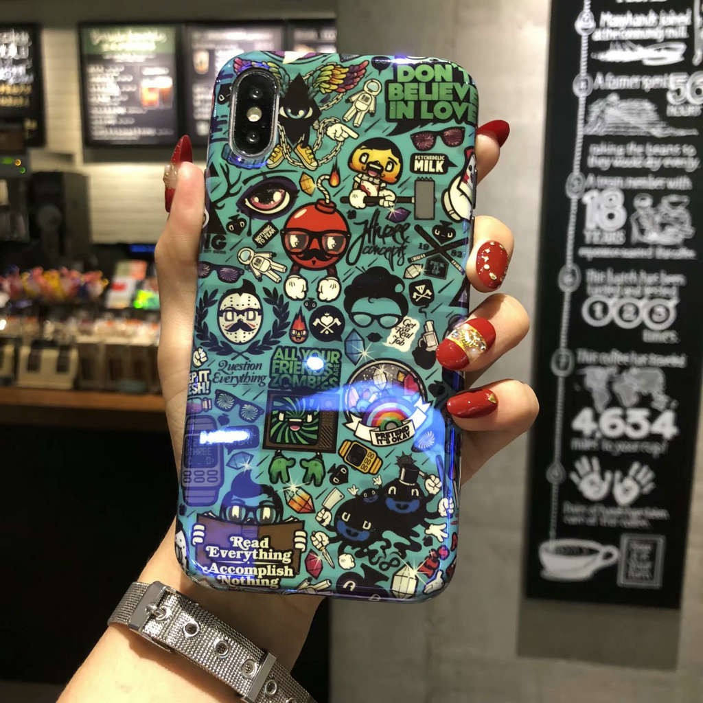 ไอโฟนTPUเคส iPhone X 8 7 6 6s Plus Soft Case ซิลิกาเจล ฝาปิดโทรศัพท์ ...