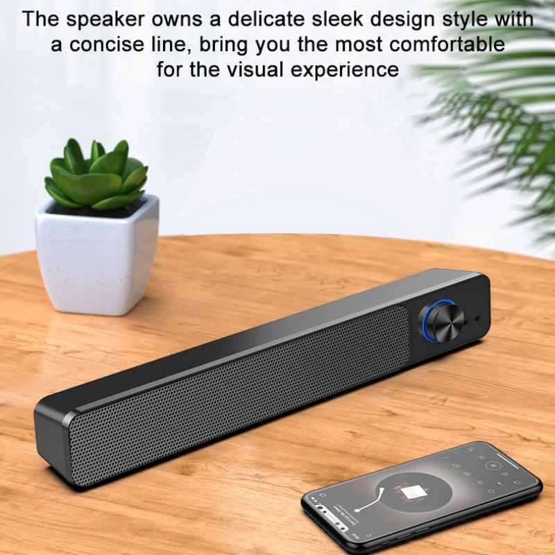 TOB1 AUX Wired Wireless Computer Speakers Home Theater Bluetooth ...