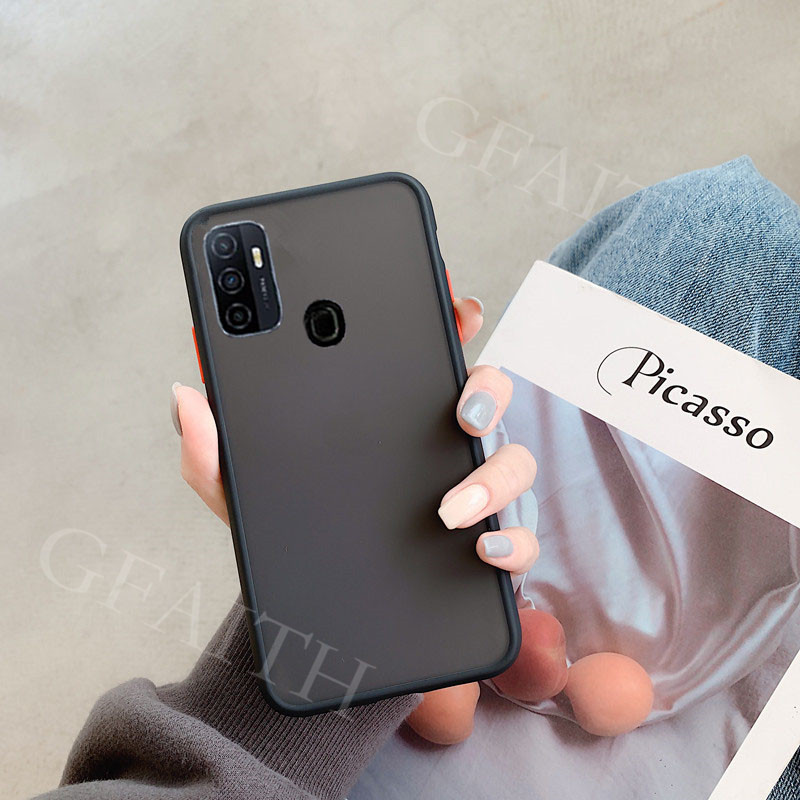 เคส OPPO A53 2020 OPPO A33 2020 Shockproof Skin Feel Cover Silicone ...