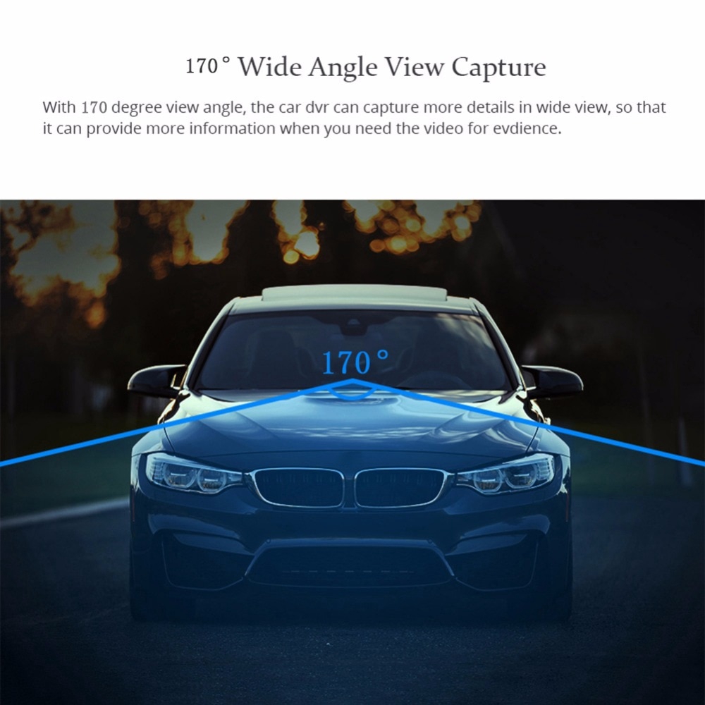 Anytek G67 3.5in FHD 1080P Car DVR Touch Night Vision Rear View Mirror ...