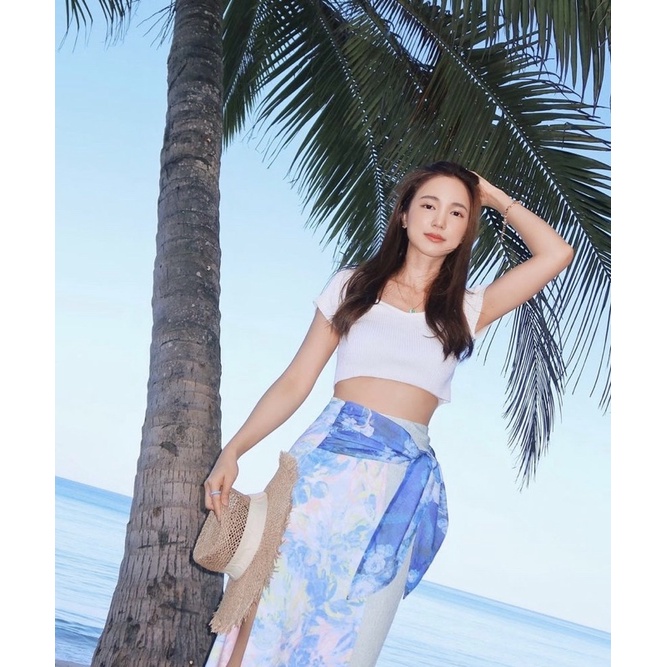 หมวกสาน Michelle Straw dumont Hat คาดริ้บบิ้นสีครีม - twelve5shop - ThaiPick