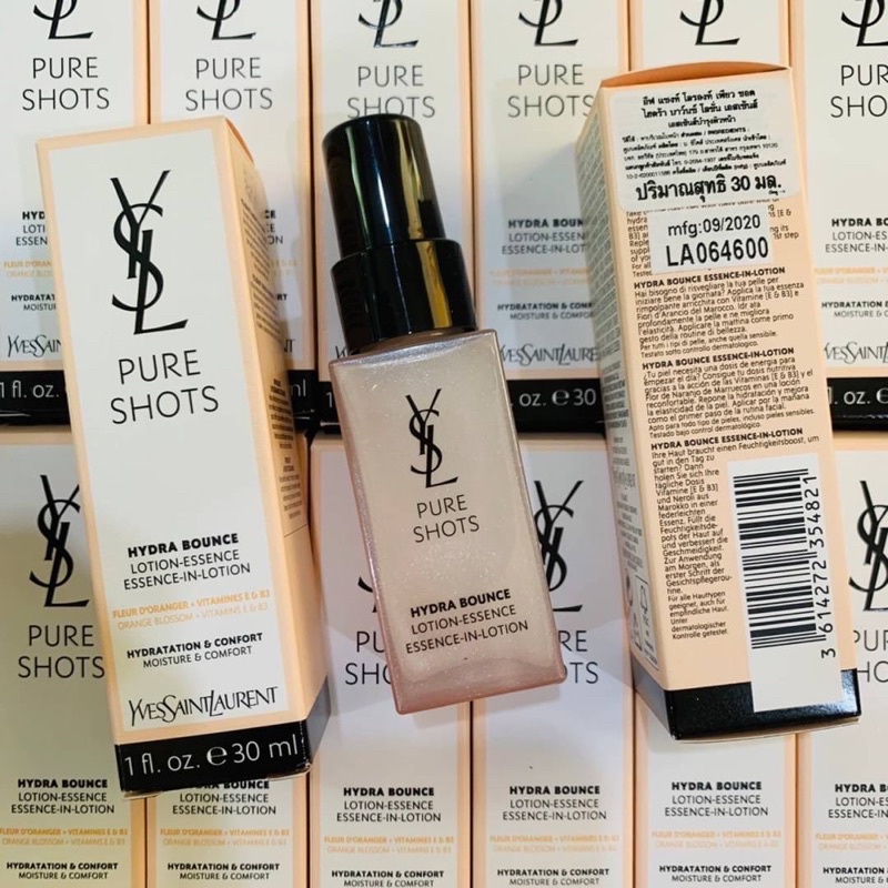 YSL PURE SHOTS HYDRA BOUNCE ESSENCE-IN-LOTION 30ml | Shopee Thailand