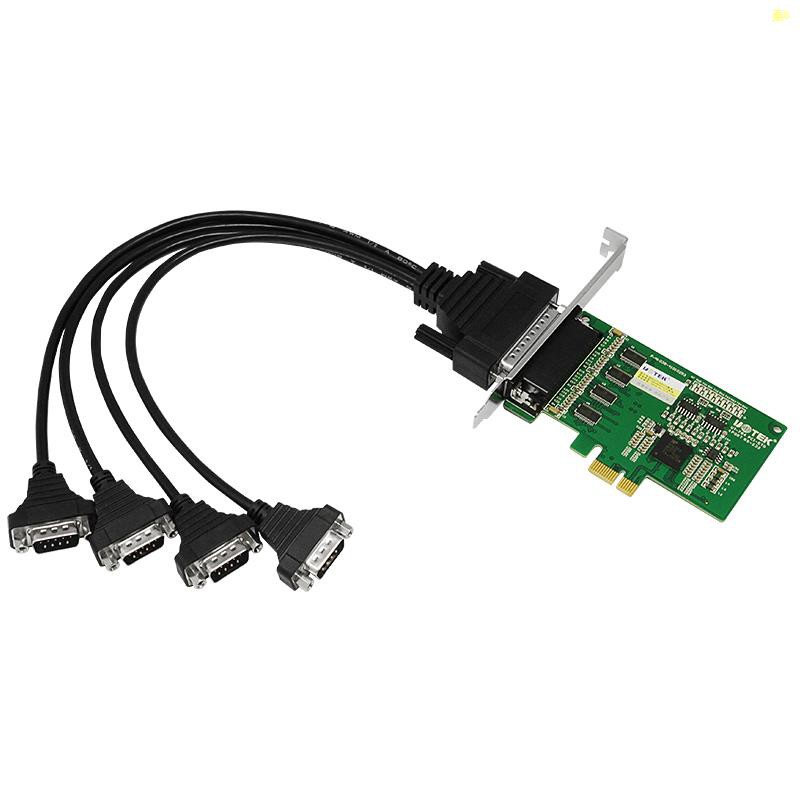 Yutai PCIE 4 พอร์ต RS232 multi-serial port card พอร์ต COM คอมพิวเตอร์ ...