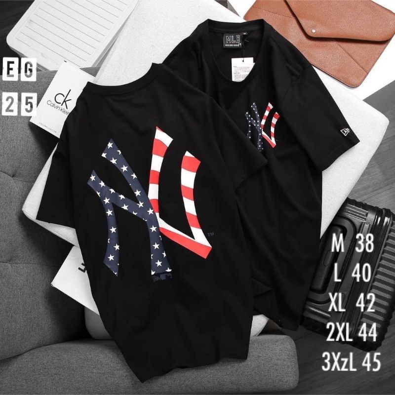เสื้อ MLB NY T-Shirt ใส่ได้ทั้ง ชาย หญิง ส่งฟรี - outlet_brand_name_street_brand - ThaiPick