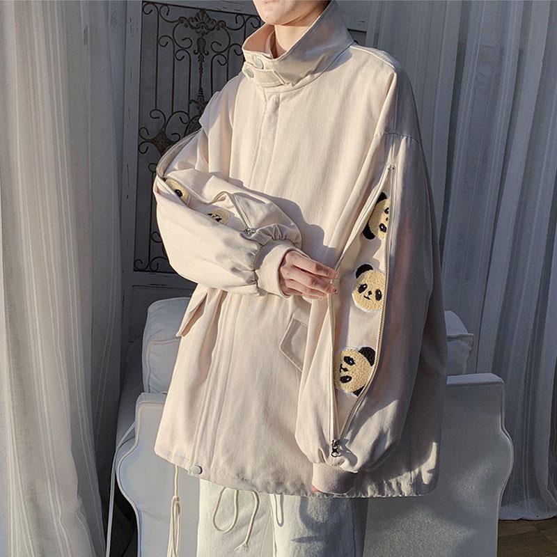 Niche Jacket Autumn Clothes Bear Embroidery Suit Men Spring Style ...