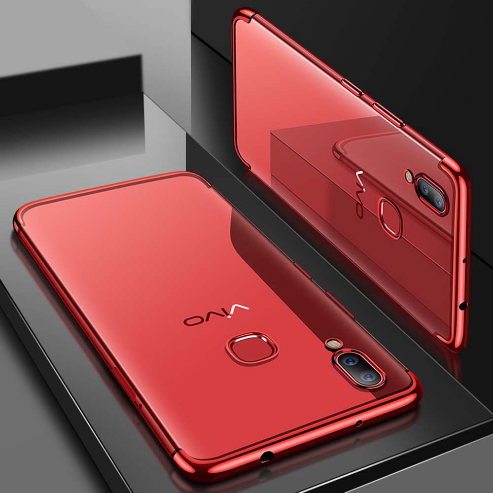 Vivo Z5x Z3 Z3x Z6 Z5 Z1 Nex 3 S A โพ้น บาง ชัดเจน อ่อน Silicone การตอก TPU โปร่งใส กันกระแทก เค ...