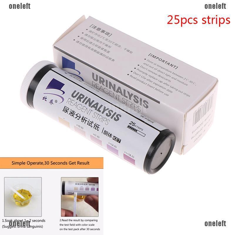 jak 25 strips Keto Test Strips Urine AnalysisKetostixKetosisKetone Diet ...